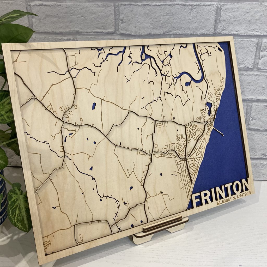 Bespoke Wooden, Layered and Engraved Map | Lasting Impression